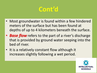 Hydrology and Fluvial Geo morphology for CAMBRIDGE AS level | PPTX