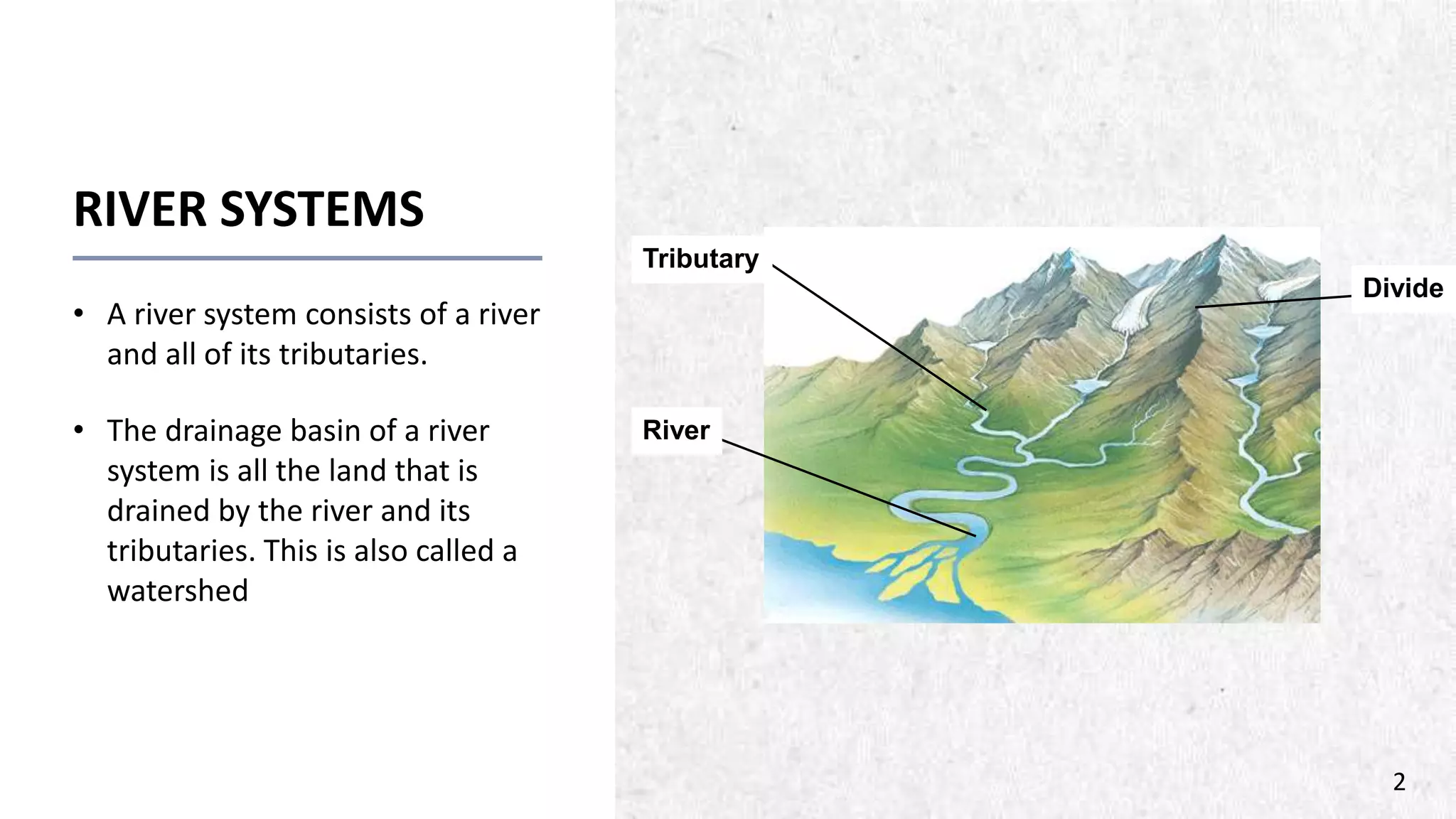 Major types of river network pattern | PPTX