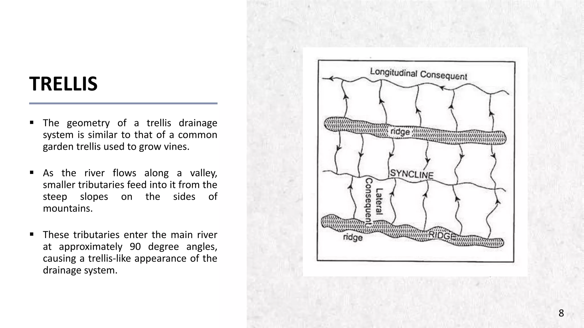 Major types of river network pattern | PPTX