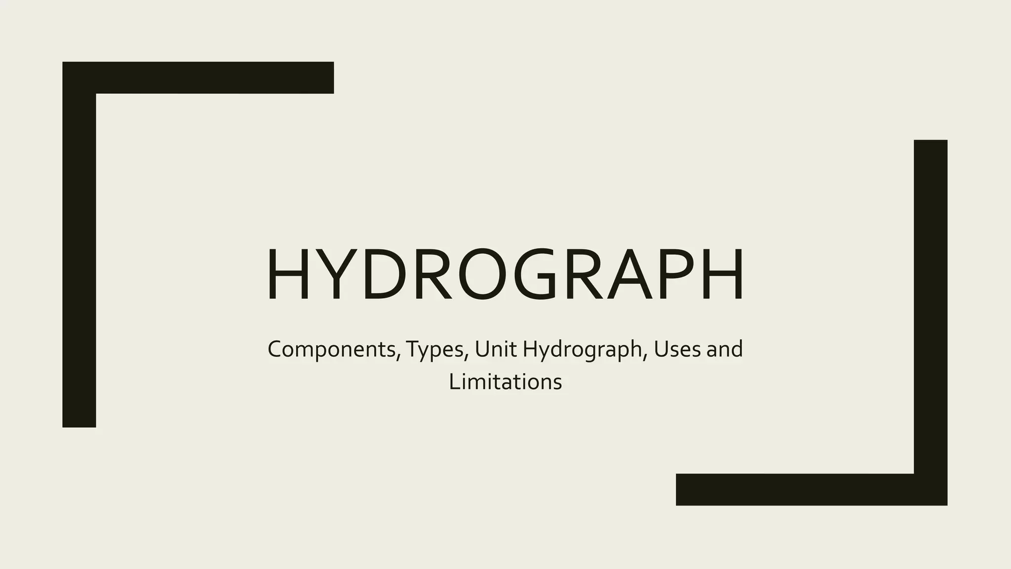 Hydrology | PPTX