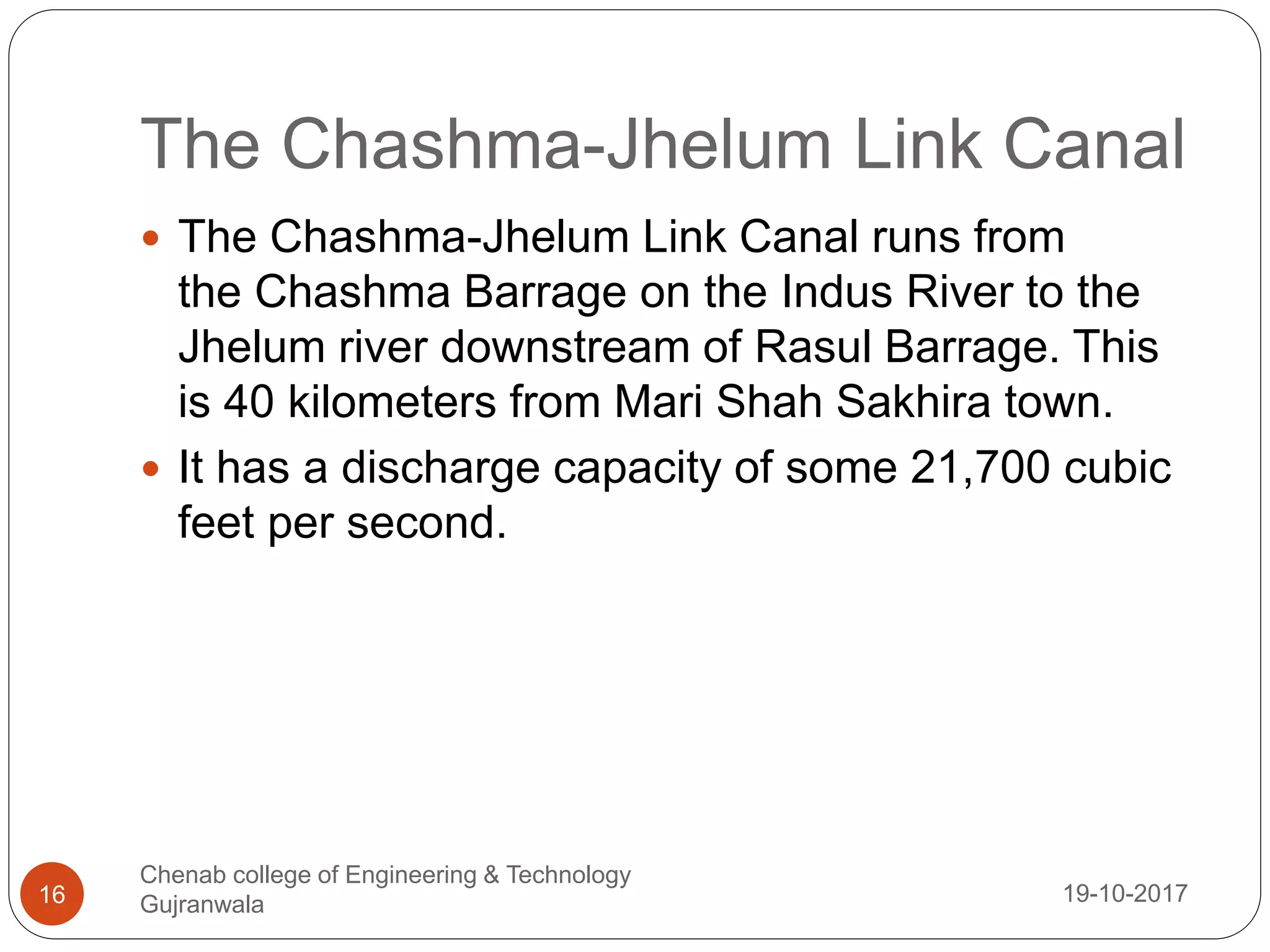 Rivers of Pakistan | PPTX