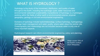 Hydrology presentation | PPT