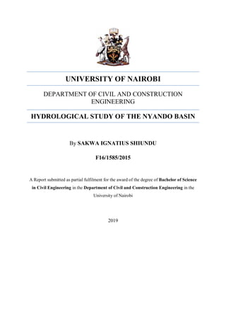 Hydrology Project-Shiundu (Soft-copy ready).pdf