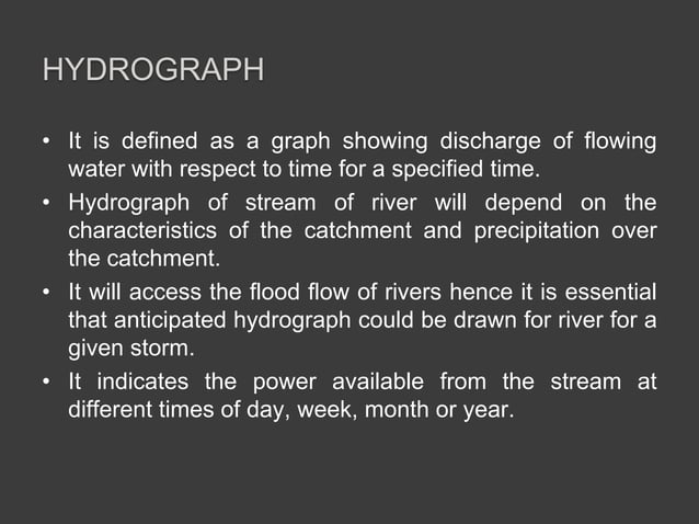 Hydrology & Site Selection of Hydro Power Plant | PPTX | Geography ...