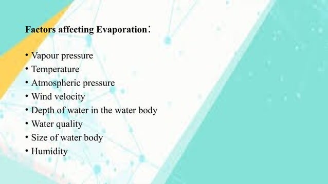 Evaporation is the process whereby liquid water is converted to water ...