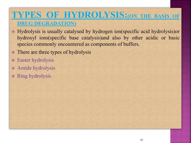 Hydrolysis (2) | PPTX | Chemistry | Science