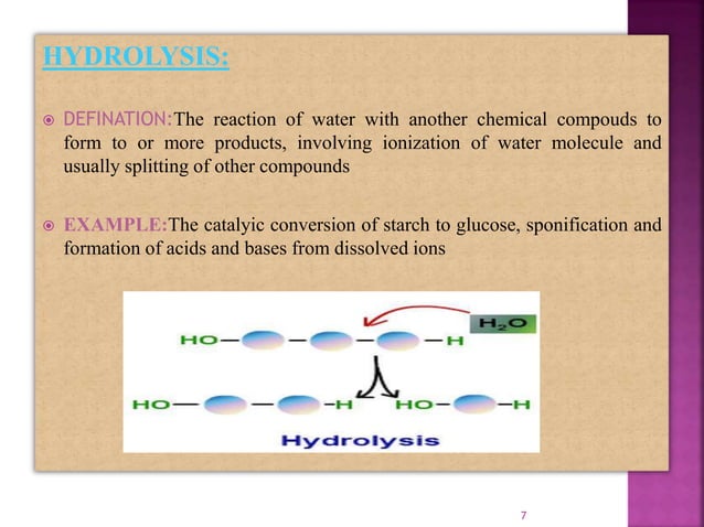 Hydrolysis (2) | PPTX | Chemistry | Science