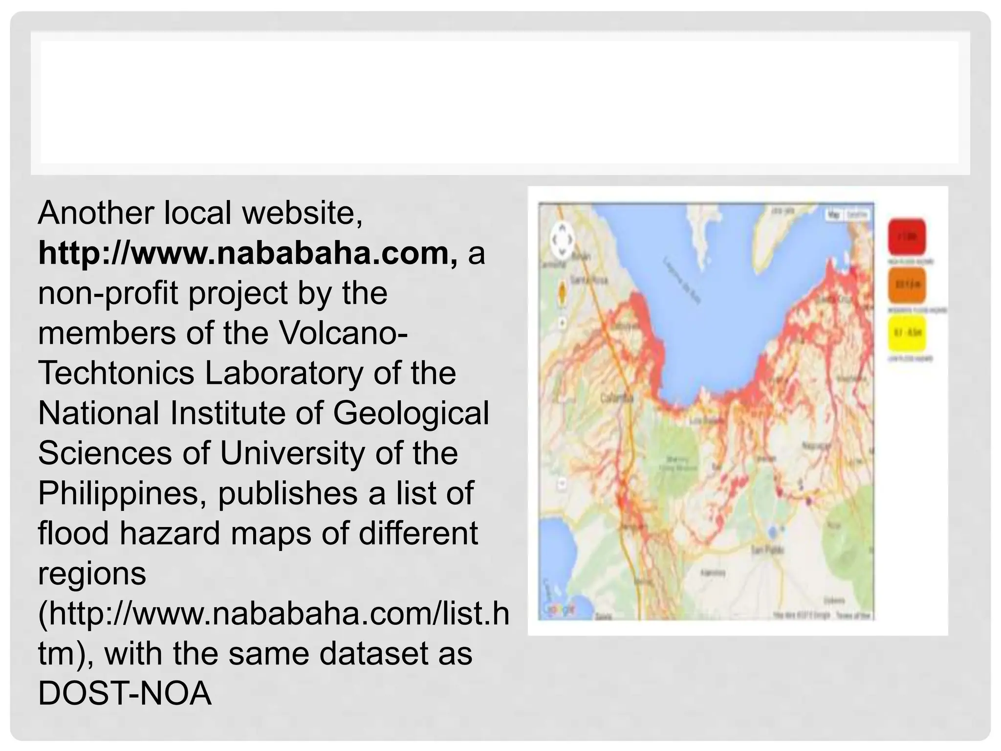 Hydrometeorological Hazard Maps in the Philippines.ppt