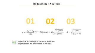 Hydrometer analysis for soil .pptx