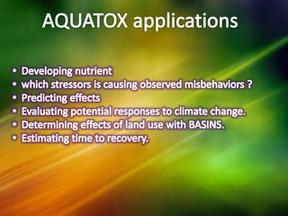 an introduction to water quality models | PPTX