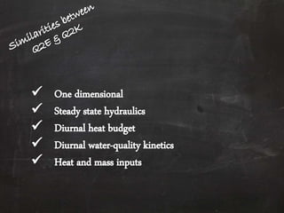 an introduction to water quality models | PPTX