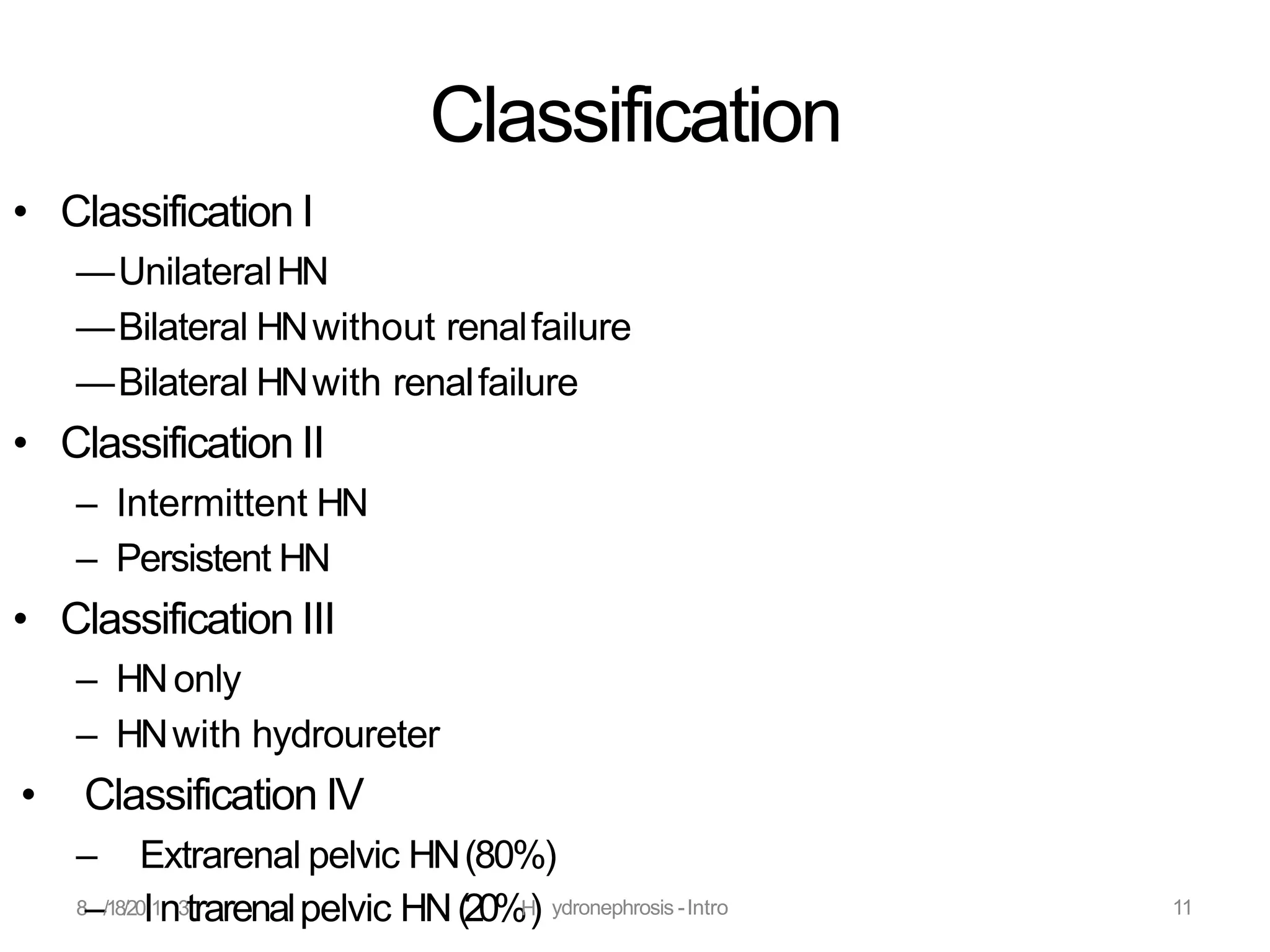 Hydronephrosis | PPTX