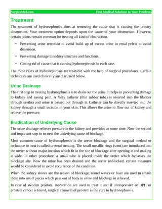 Hydronephrosis | SurgicoMed.com