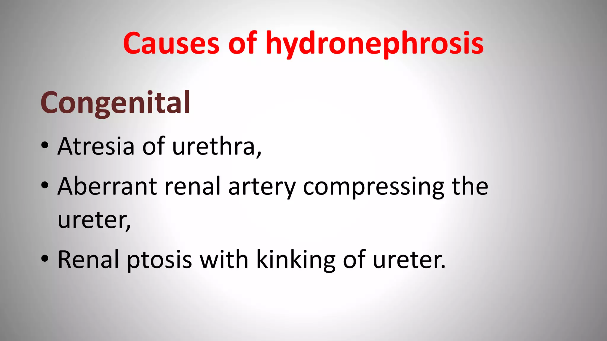 Hydronephrosis | PPTX
