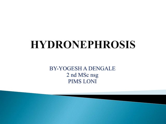 Hydronephrosis | PPTX