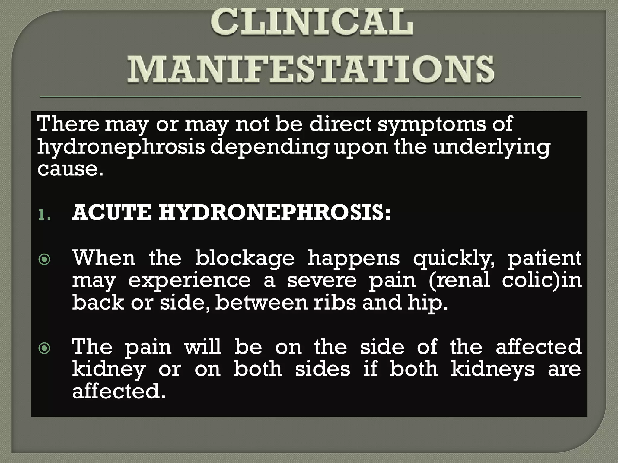 Hydronephrosis | PDF