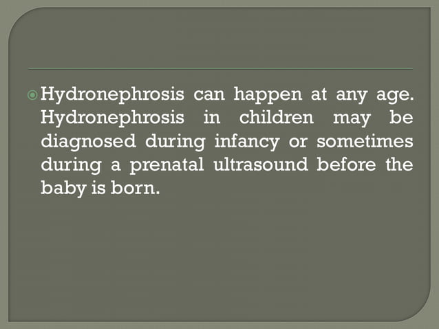 Hydronephrosis | PDF | Digestive Disorders | Diseases and Conditions