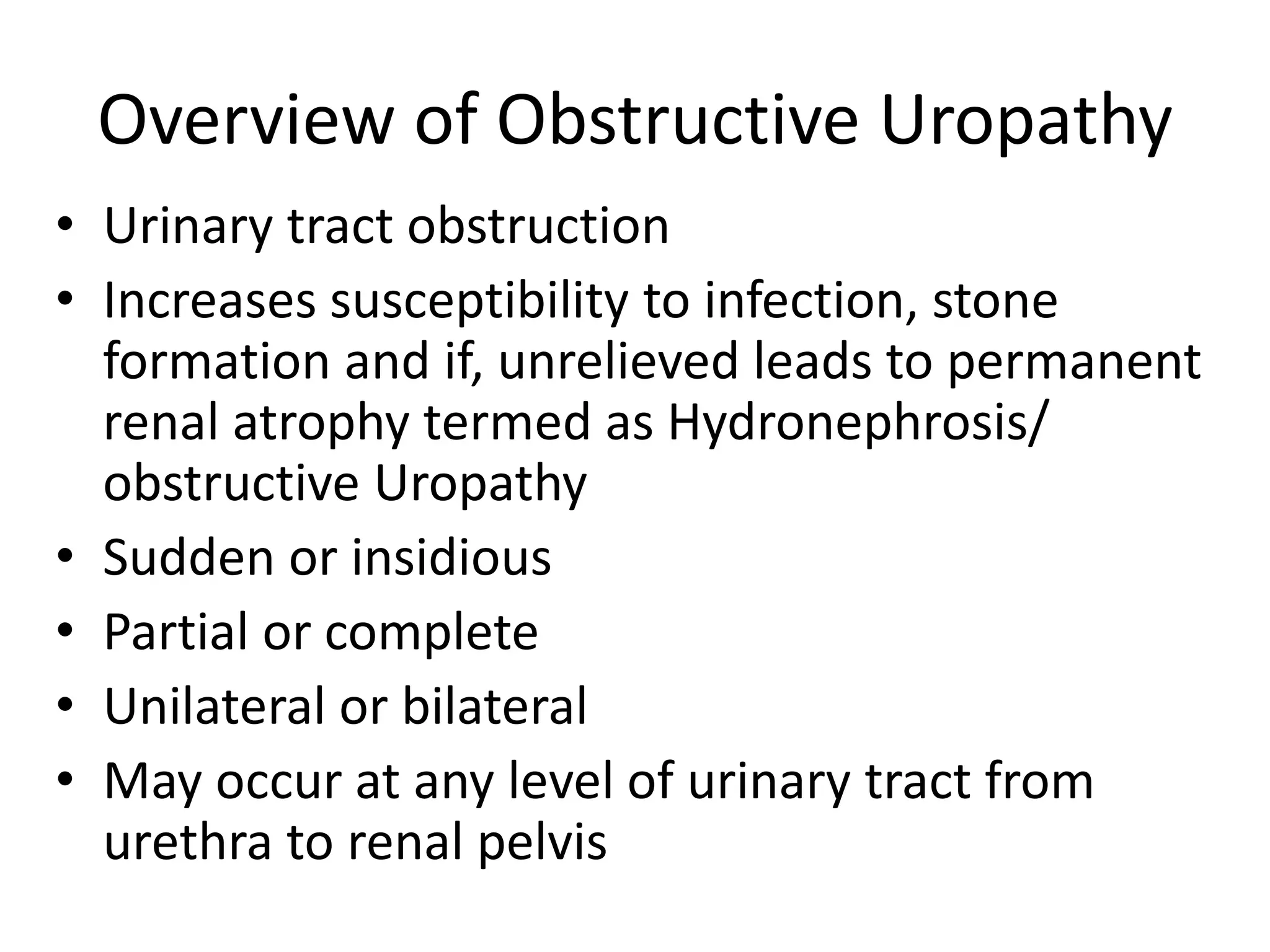 Hydronephrosis | PPTX