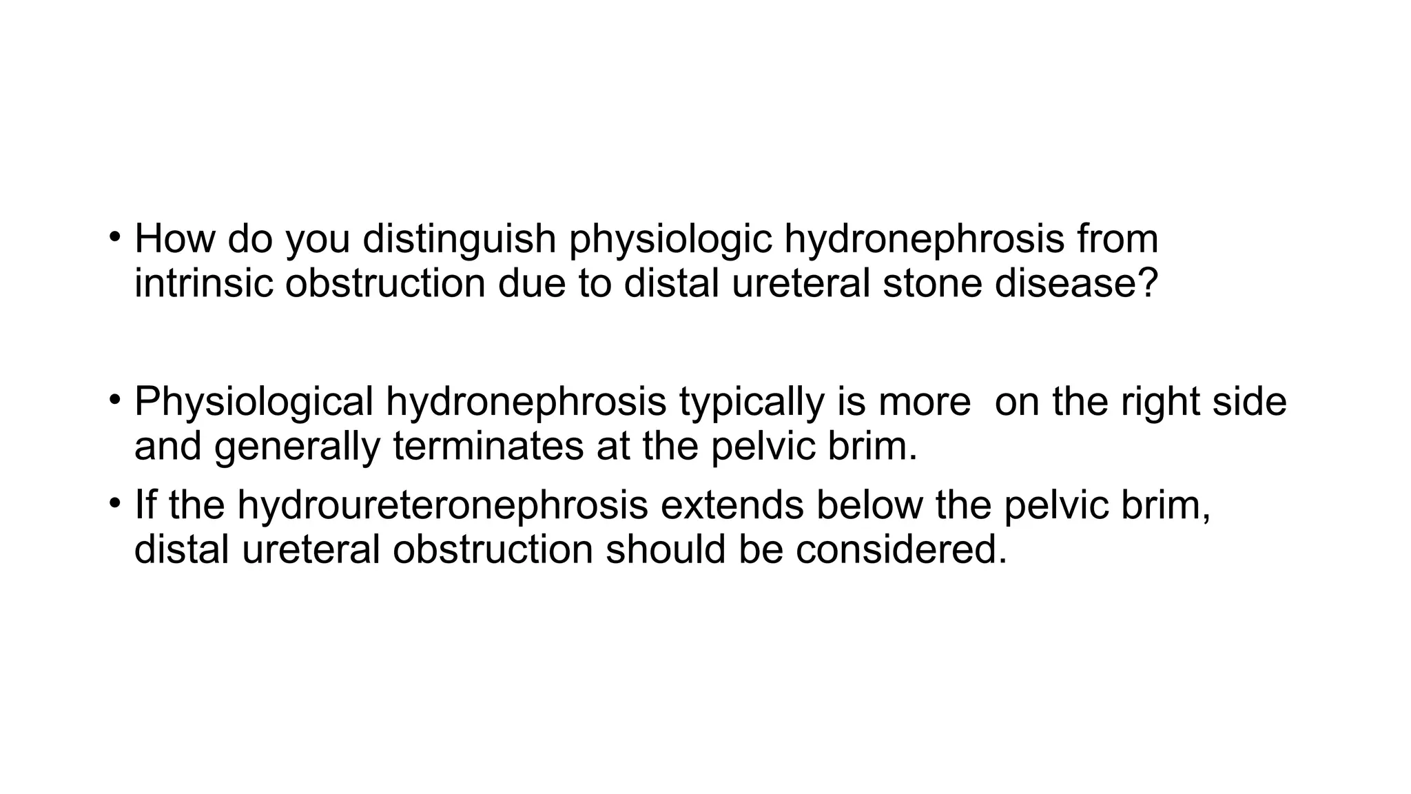 hydronephrosis lecture for MBBS students | PPTX