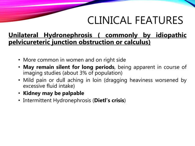 Hydronephrosis and Pyonephrosis | PPTX | Digestive Disorders | Diseases ...