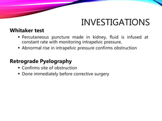 Hydronephrosis and Pyonephrosis | PPTX
