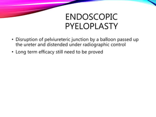 Hydronephrosis and Pyonephrosis | PPTX