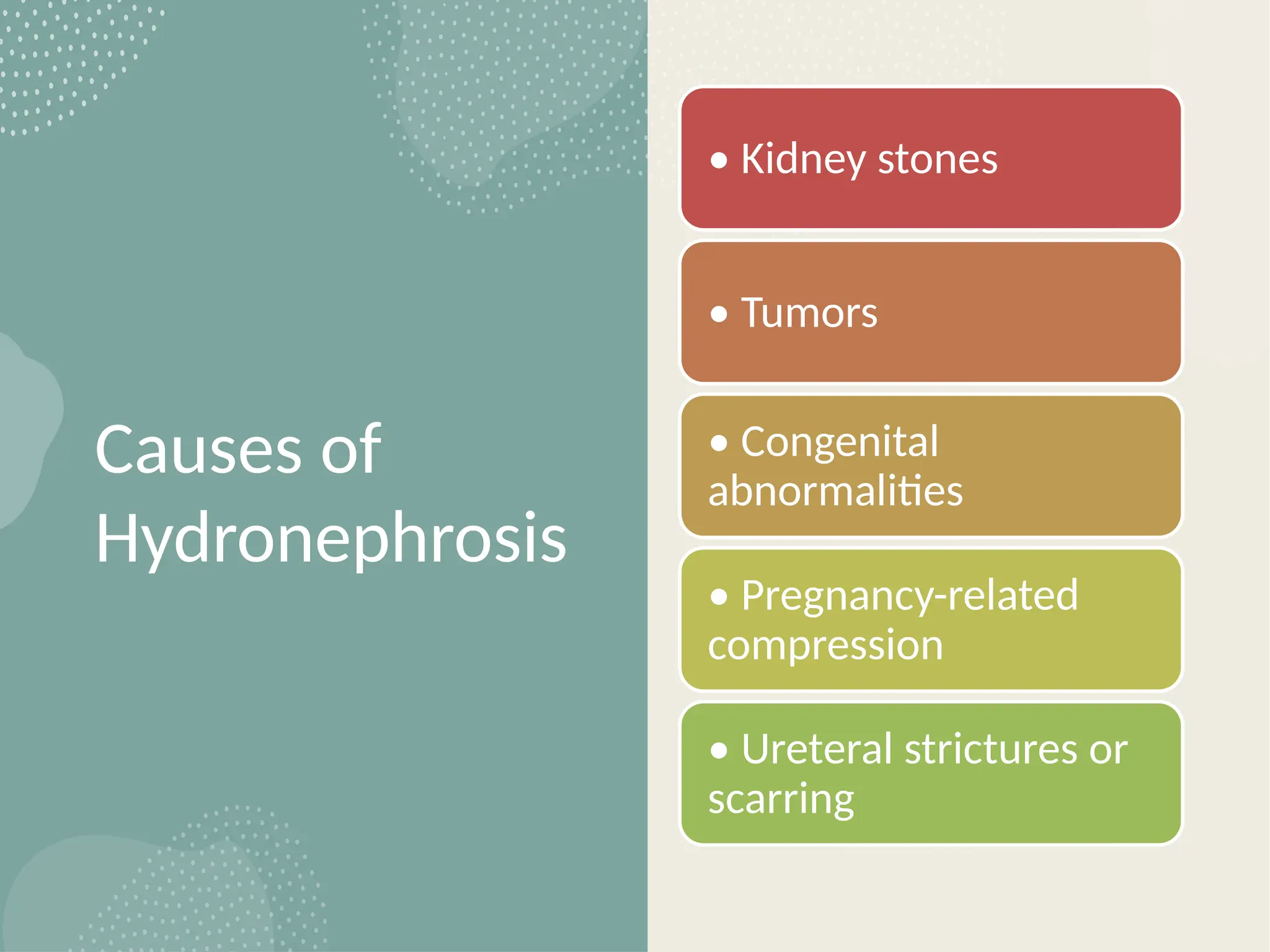 Describe about Hydronephrosis Presentation | PPTX