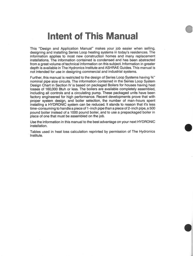 Hydronic heating system SIZING LAYOUT AND INSTALATION | PDF | Mental ...