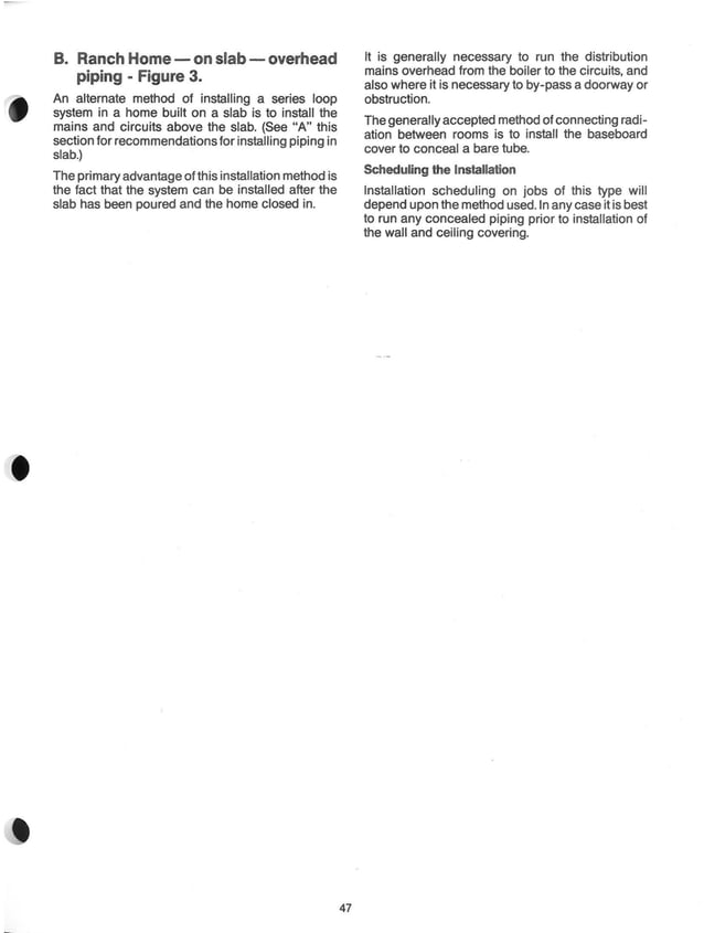Hydronic heating system SIZING LAYOUT AND INSTALATION | PDF