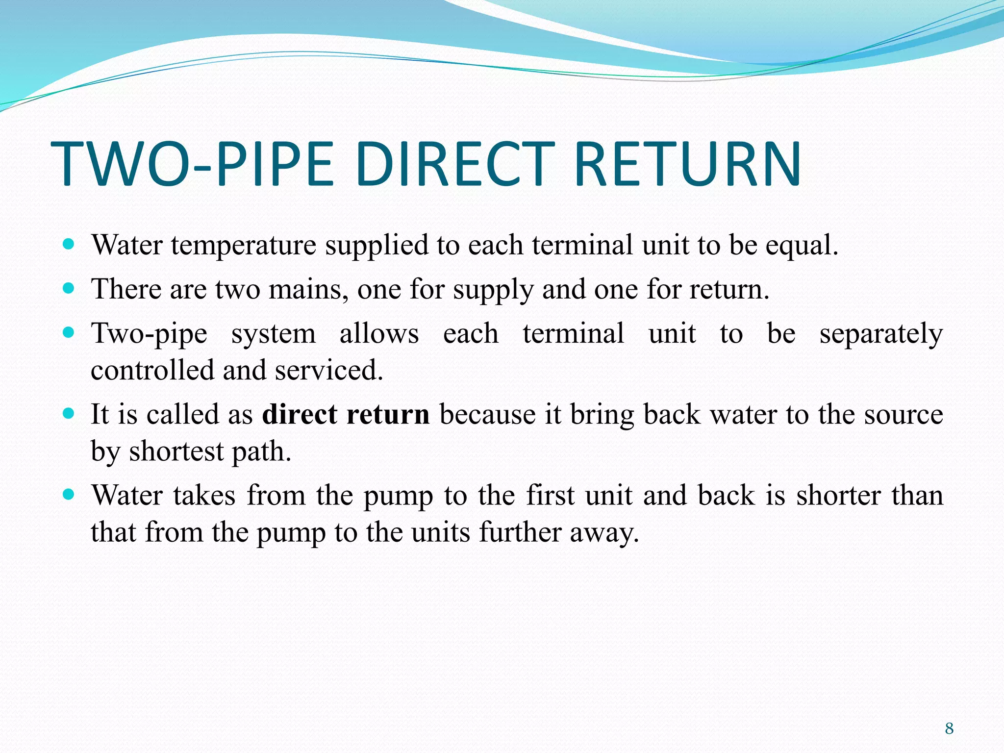 Hydronic piping systems | PPTX