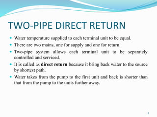 Hydronic piping systems | PPTX