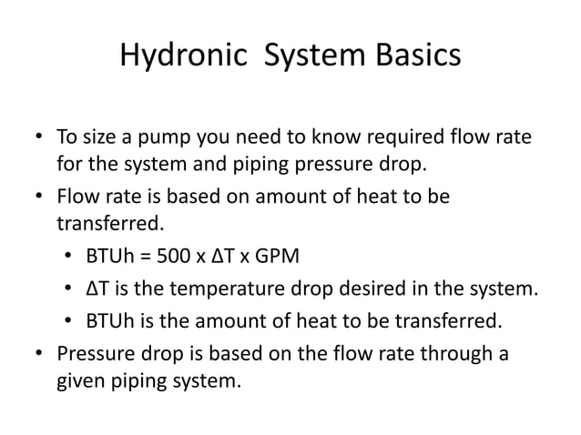 hydronic system piping design for chilled water and hot water air ...
