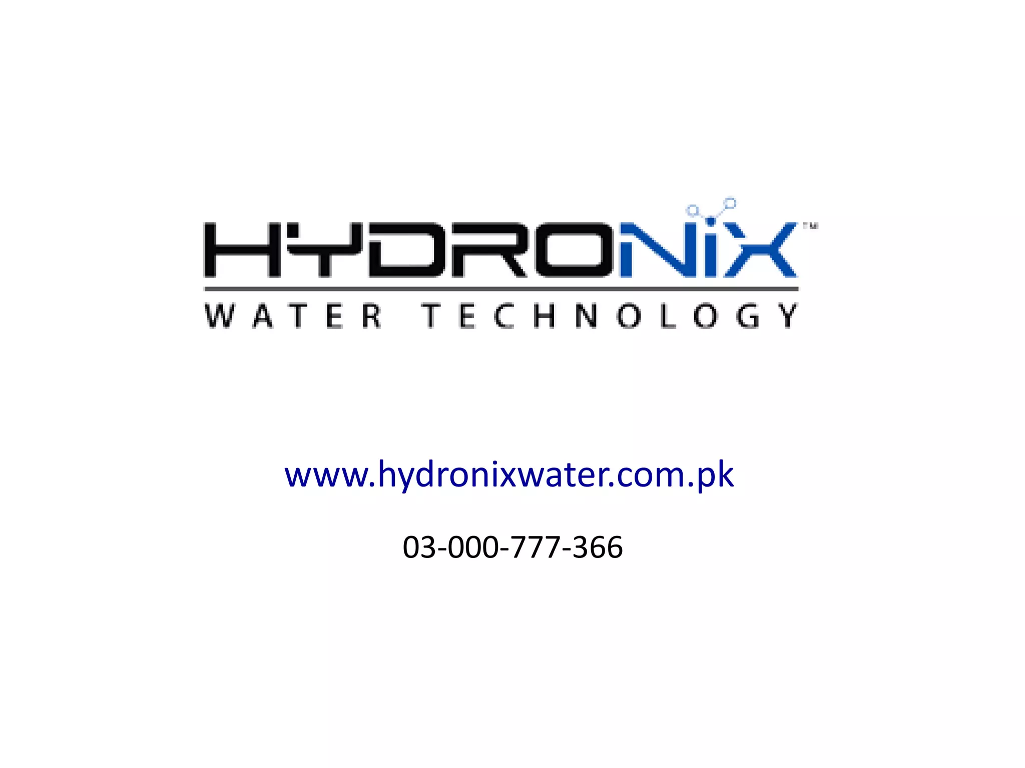 Hydronix water technology pakistan | PPT