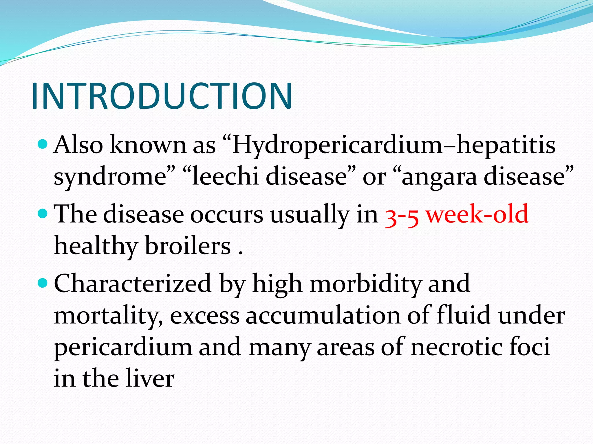 Hydropericardium in poultry | PPTX