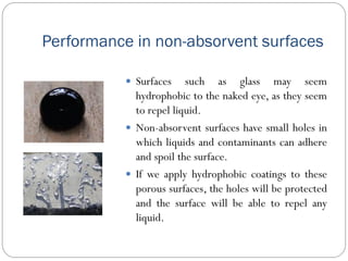 Hydrophobic Coatings | PDF