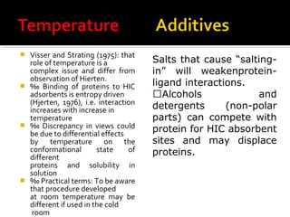Hydrophobic interaction chromatography (1) | PPT