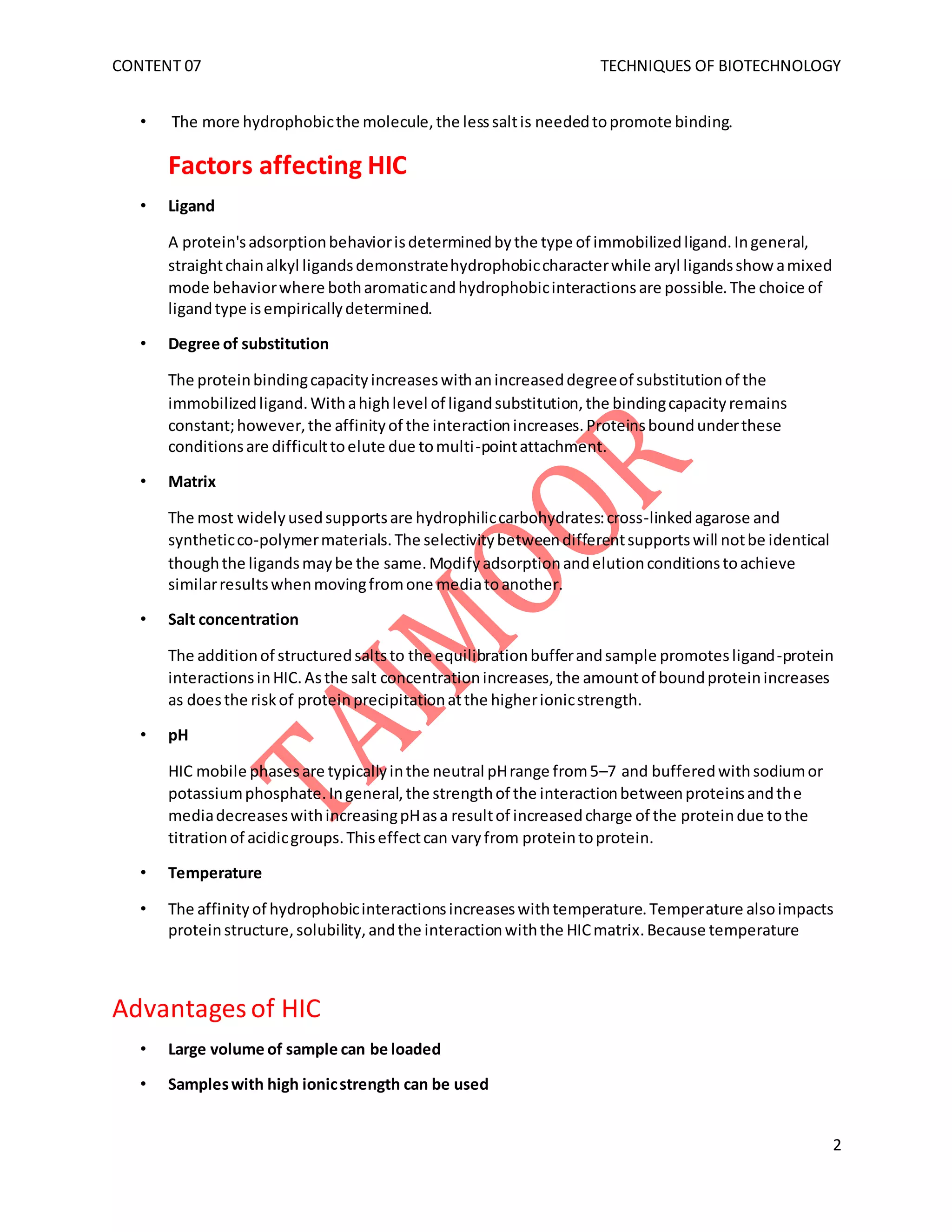 Hydrophobic Interaction Chromatography Pdf