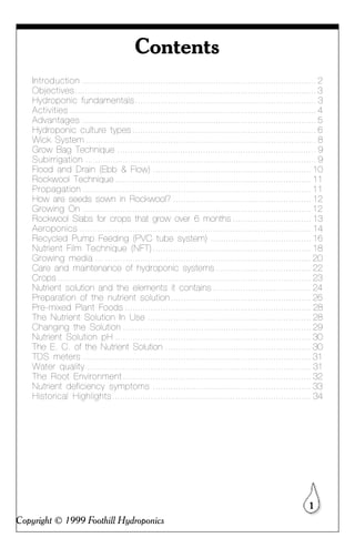 Hydrophonics | PDF