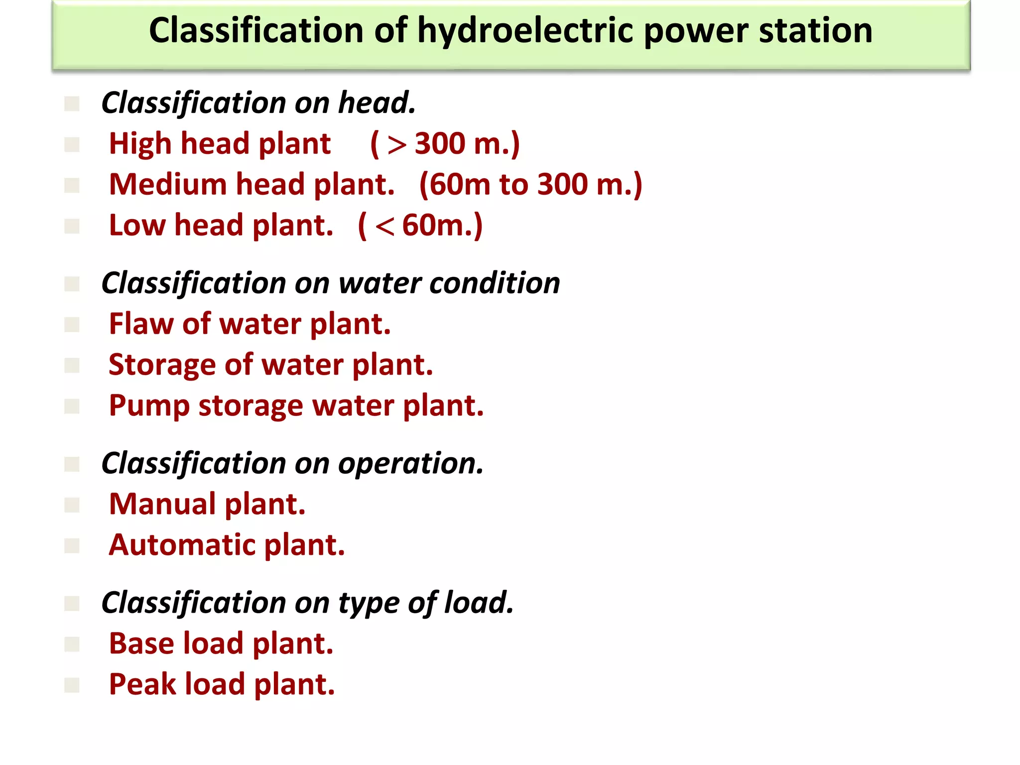 Hydro POWER PLANT | PPTX