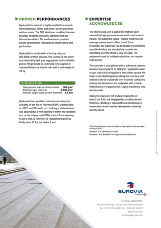 Hydroplast - Flawless waterproofing | PDF