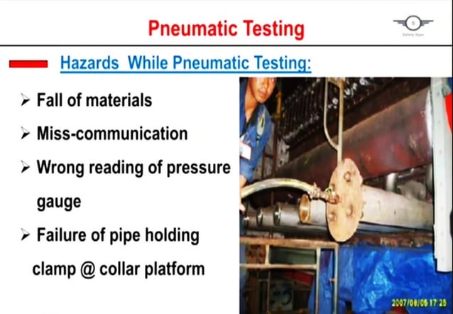 Hydro & Pneumatic test Training (Complete Guide. pptx | PPTX | First ...