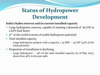 Hydro policies of india | PPTX