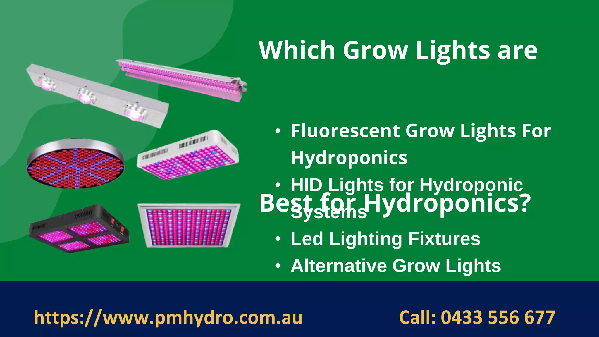 Hydroponic led grow lights in Australia | PPT