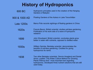 The Science of Hydroponics | PPT