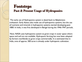 Hydroponics | PPT