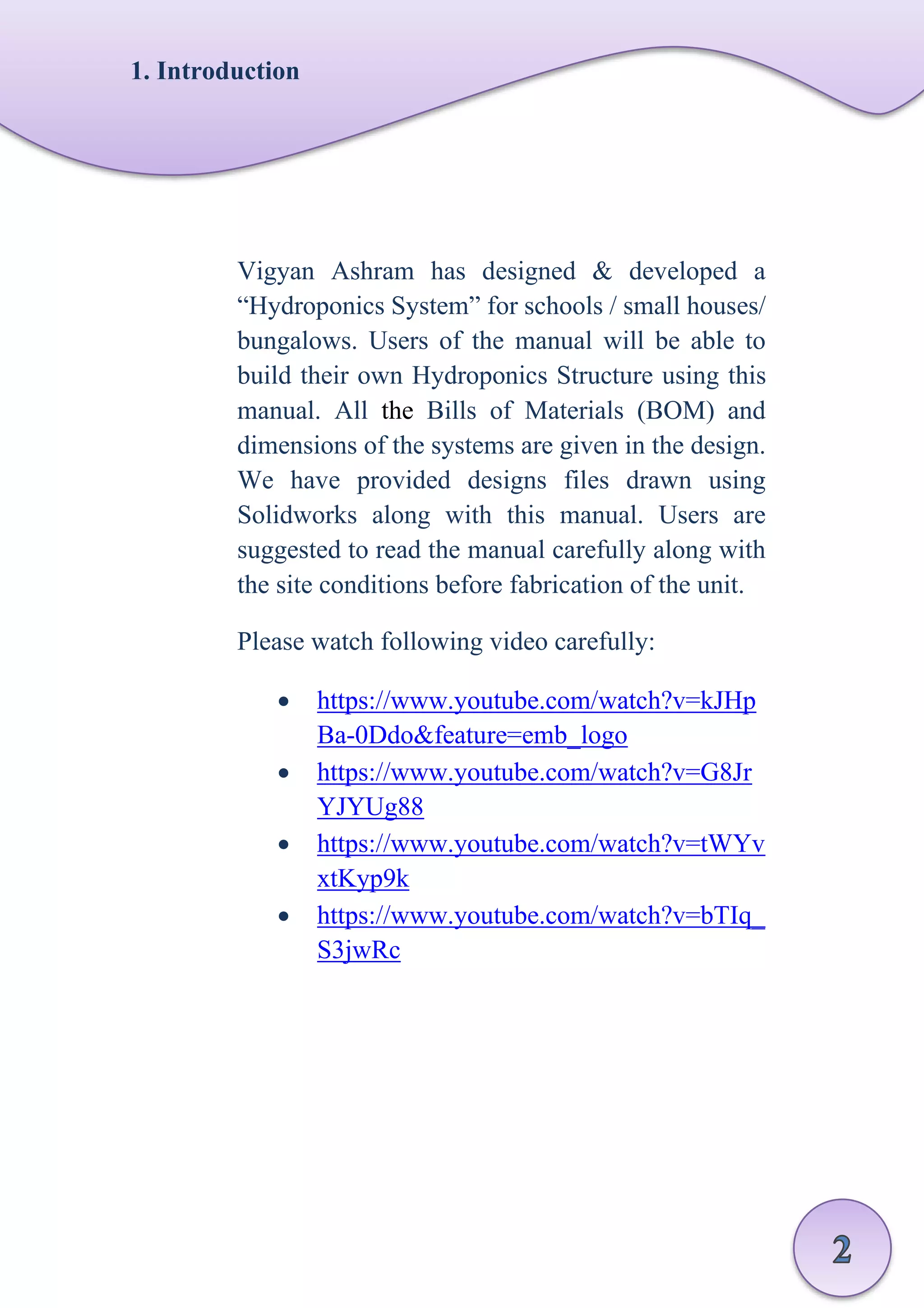 Hydroponics system | PDF | Agriculture | Industries