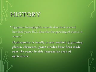 Hydroponics system | PPT