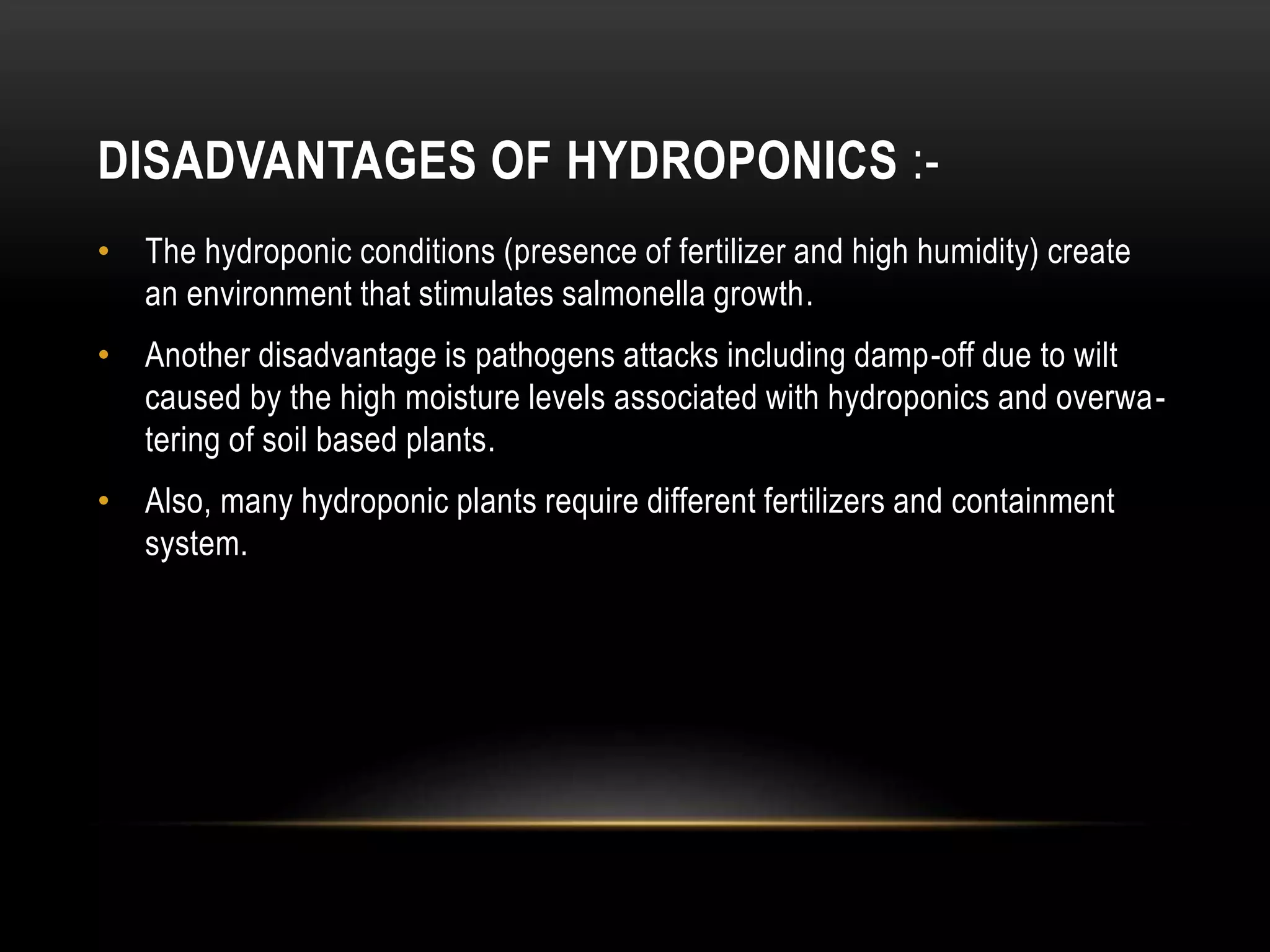 Hydroponics in vegetable | PPTX
