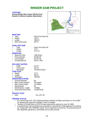 Hydro potential in pakistan wapda 2008 | PDF