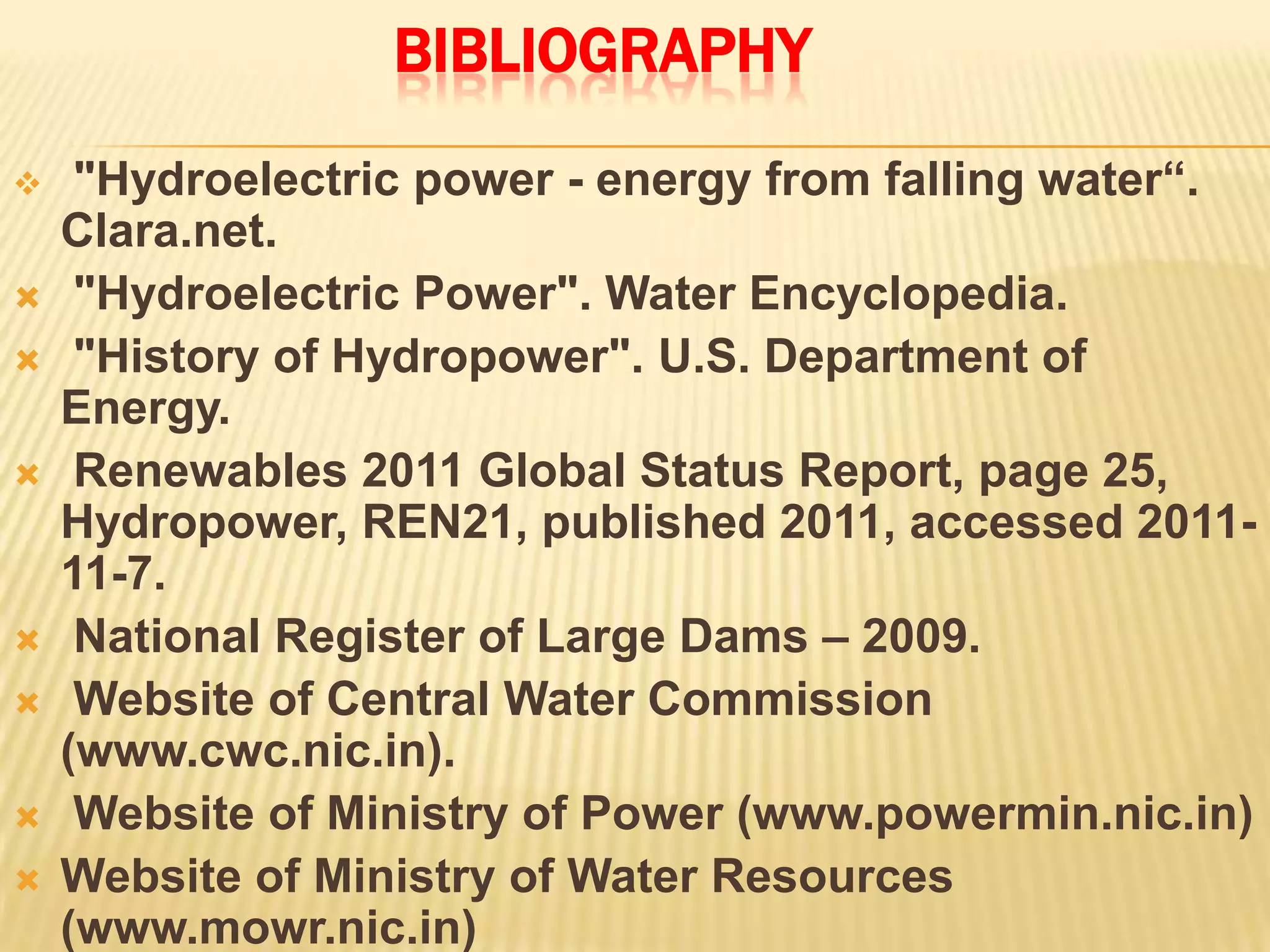 Hydropower | PPTX
